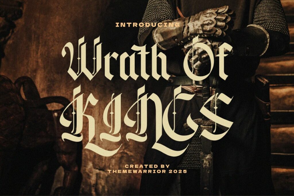 Wrath of Kings - Blackletter Font - ThemeWarrior